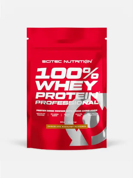 Scitec Nutrition Potein 100% Whey Professional, Čokolada-lešnik 500g