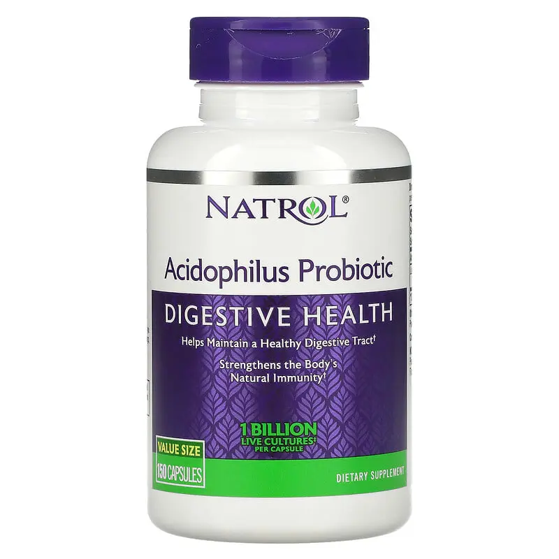 Natrol Acidophilus, 150 kapsula