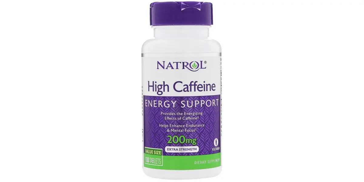 Natrol High Caffeine, 100 tableta