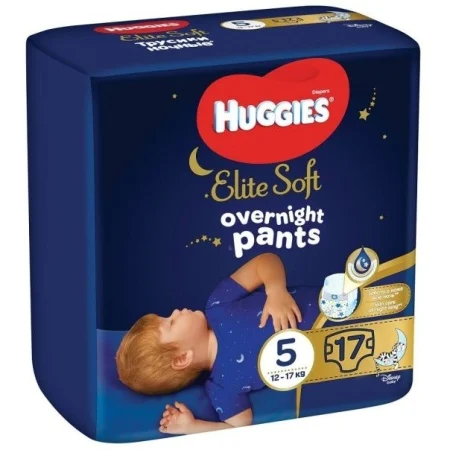 HUGGIES Elite Soft Overnight Pants Pelene gaće (5) 12-17 kg 17 kom