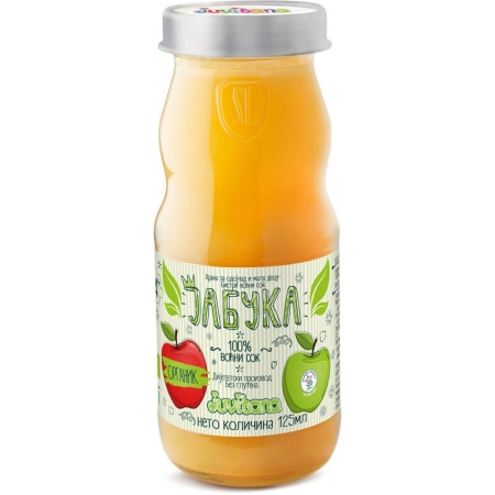 Juvitana organic bistri sok od jabuke 125ml