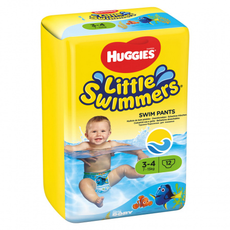 HUGGIES Pelene za kupanje Little Swimmers (3-4) 7-15kg 12kom