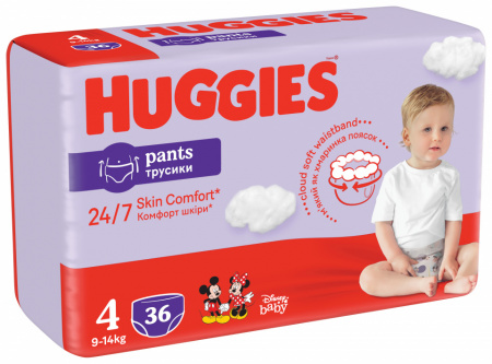 HUGGIES Pants pelene gaćice (4) 9-14 kg 36kom