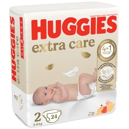 HUGGIES pelene Extra Care (2) 3-6kg 24kom