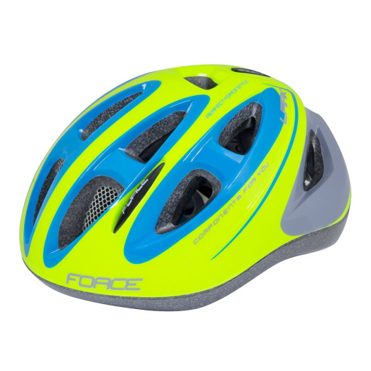 KACIGA FORCE LARK fluo-plava S