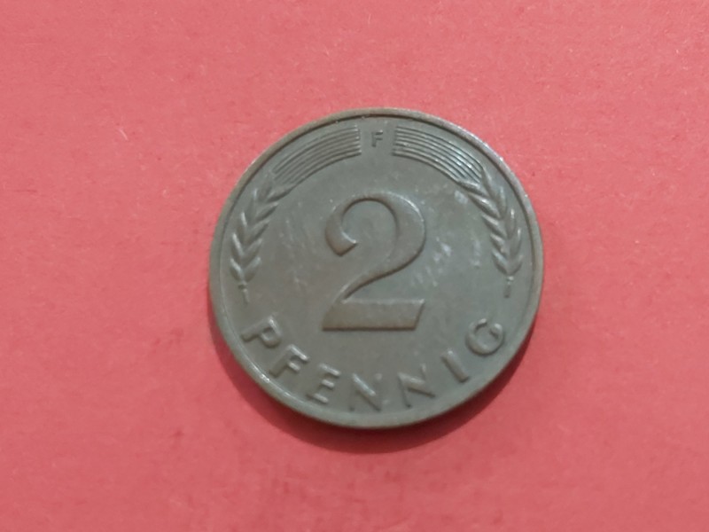 Nemačka - 2 pfennig 1958 god F