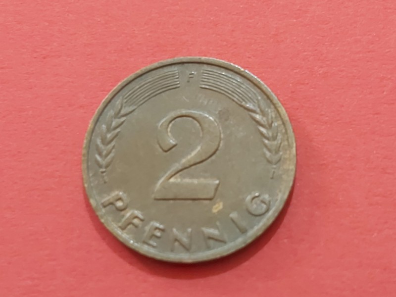 Nemačka - 2 pfennig 1961 god F