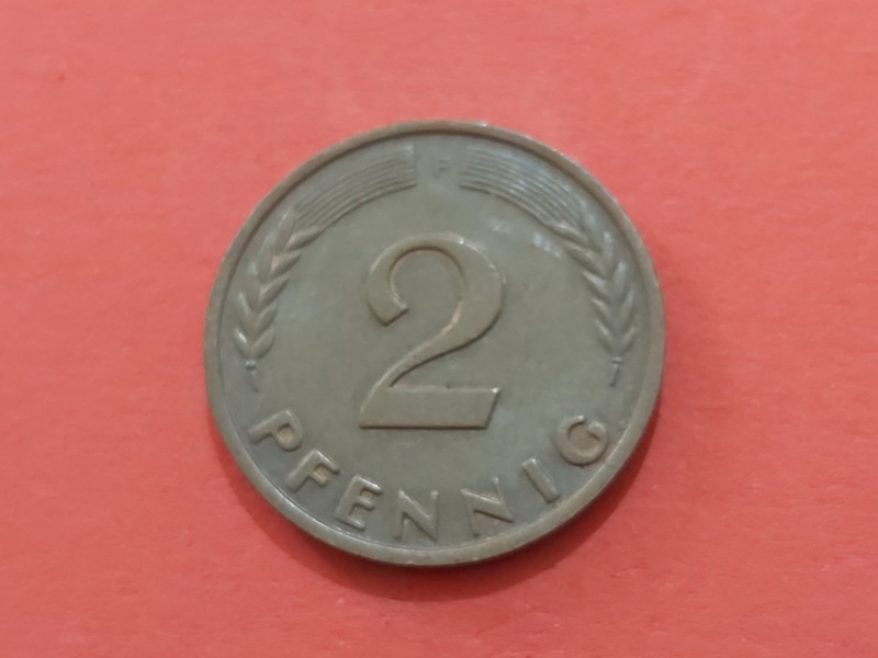 Nemačka - 2 pfennig 1962 god F