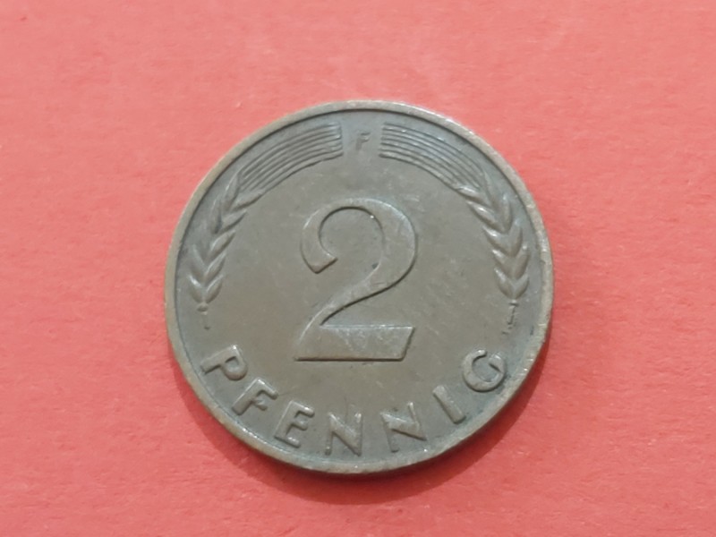 Nemačka - 2 pfennig 1964 god F