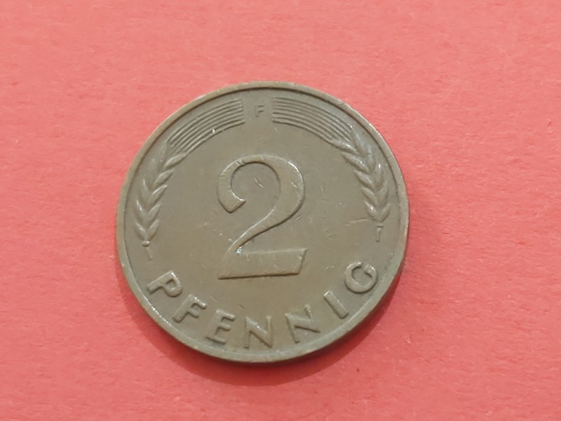 Nemačka - 2 pfennig 1965 god F