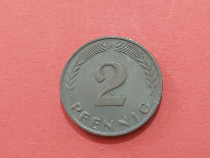 Nemačka - 2 pfennig 1966 god F