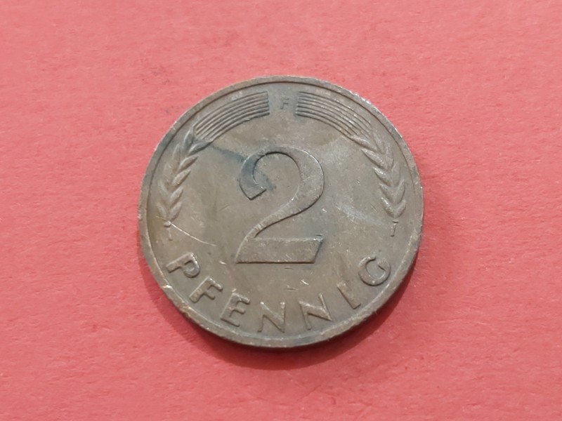 Nemačka - 2 pfennig 1970 god F