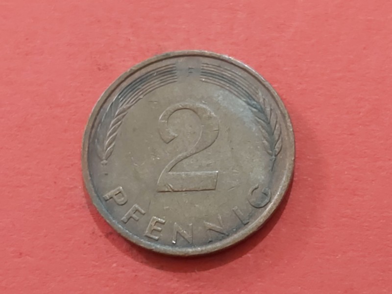 Nemačka - 2 pfennig 1971 god F