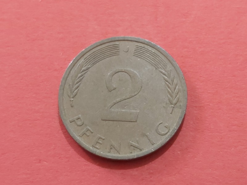 Nemačka - 2 pfennig 1972 god J