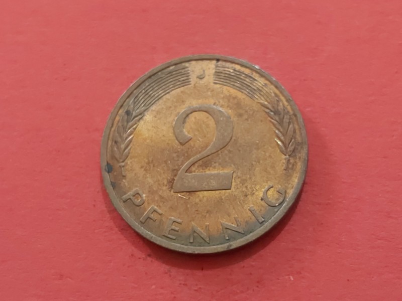 Nemačka - 2 pfennig 1974 god J