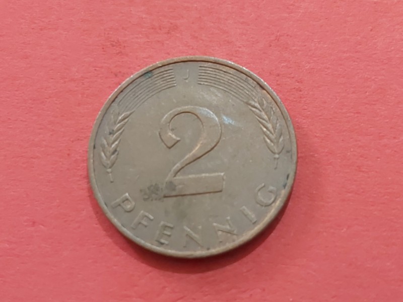 Nemačka - 2 pfennig 1977 god J