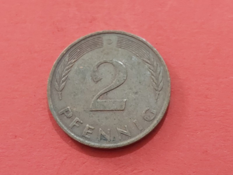 Nemačka - 2 pfennig 1978 god D