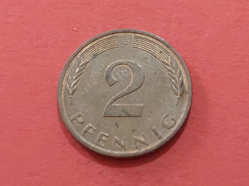 Nemačka - 2 pfennig 1978 god G