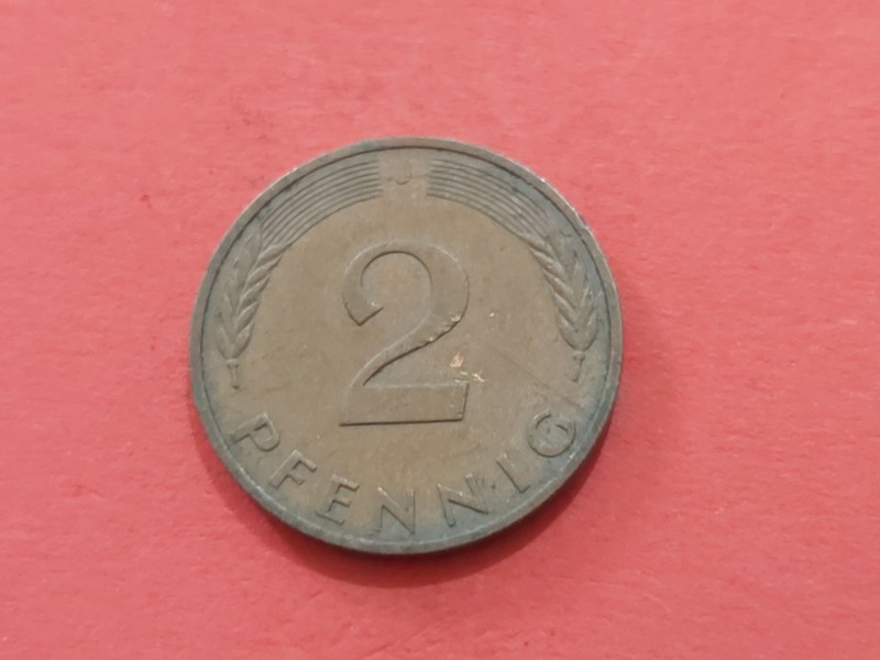 Nemačka - 2 pfennig 1978 god J