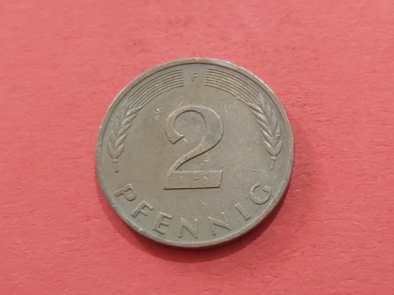 Nemačka - 2 pfennig 1979 god F