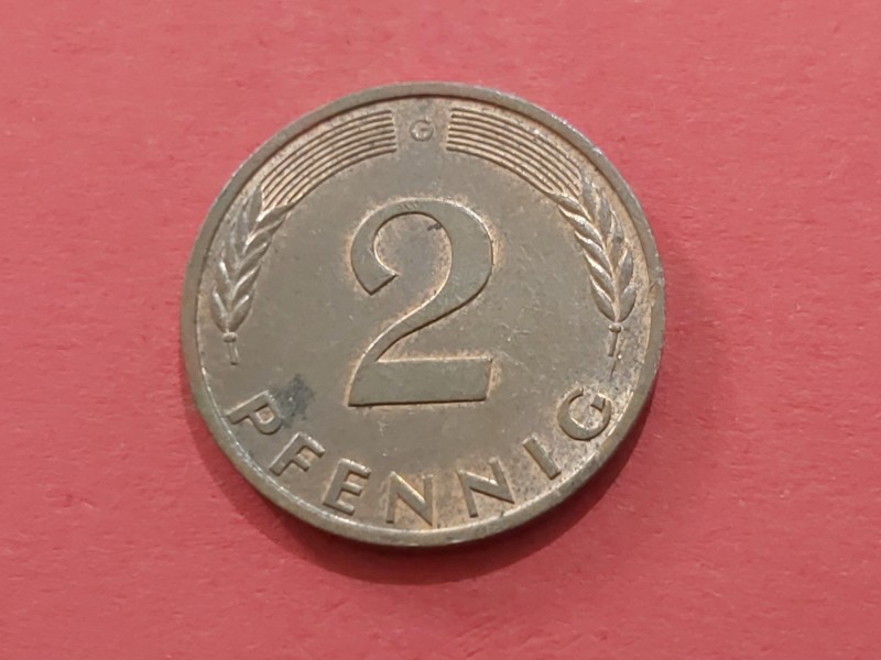 Nemačka - 2 pfennig 1979 god G