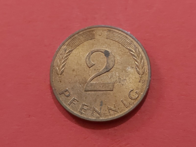 Nemačka - 2 pfennig 1979 god J