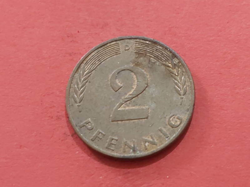 Nemačka - 2 pfennig 1981 god D