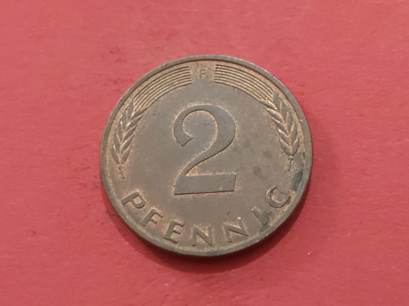 Nemačka - 2 pfennig 1981 god F