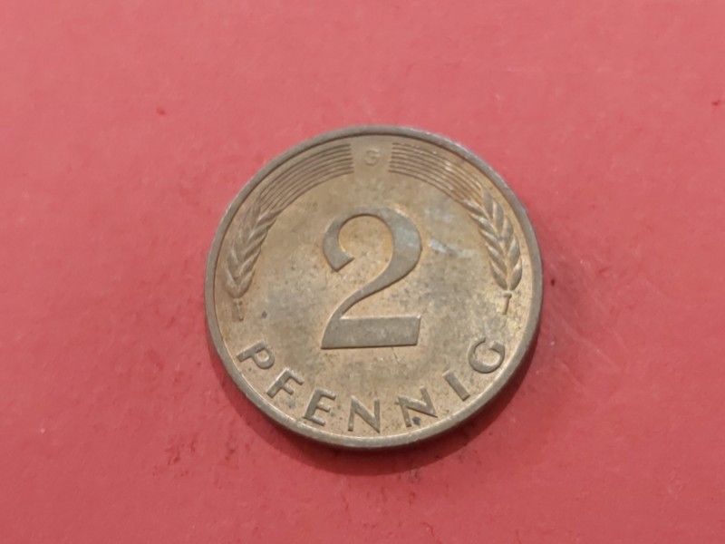 Nemačka - 2 pfennig 1981 god G