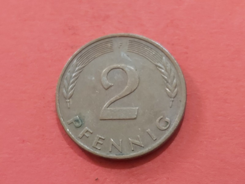 Nemačka - 2 pfennig 1982 god F