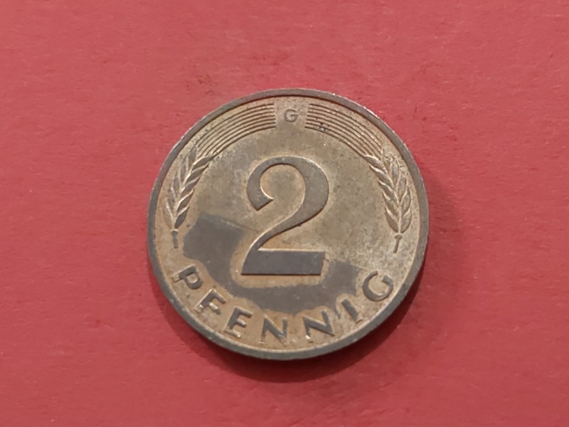 Nemačka - 2 pfennig 1982 god G