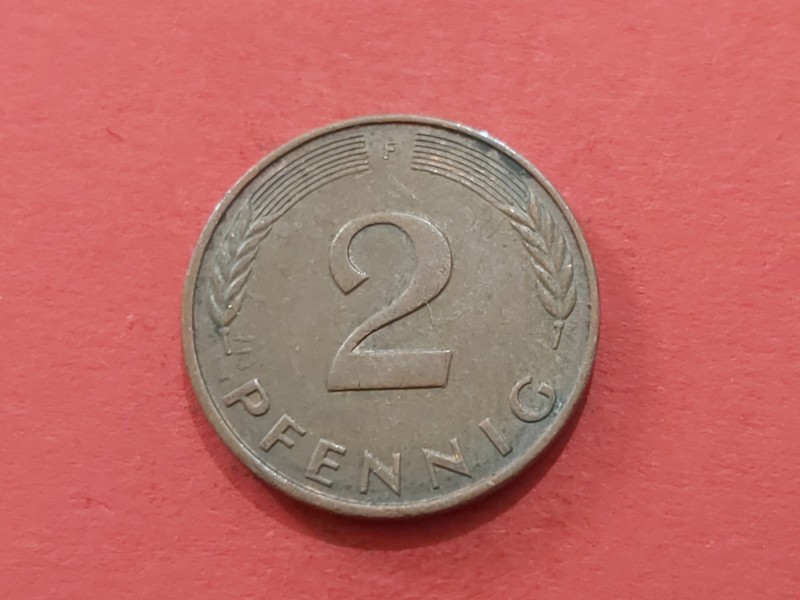 Nemačka - 2 pfennig 1983 god F