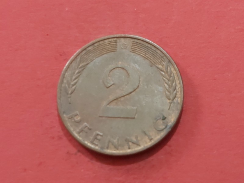 Nemačka - 2 pfennig 1983 god G