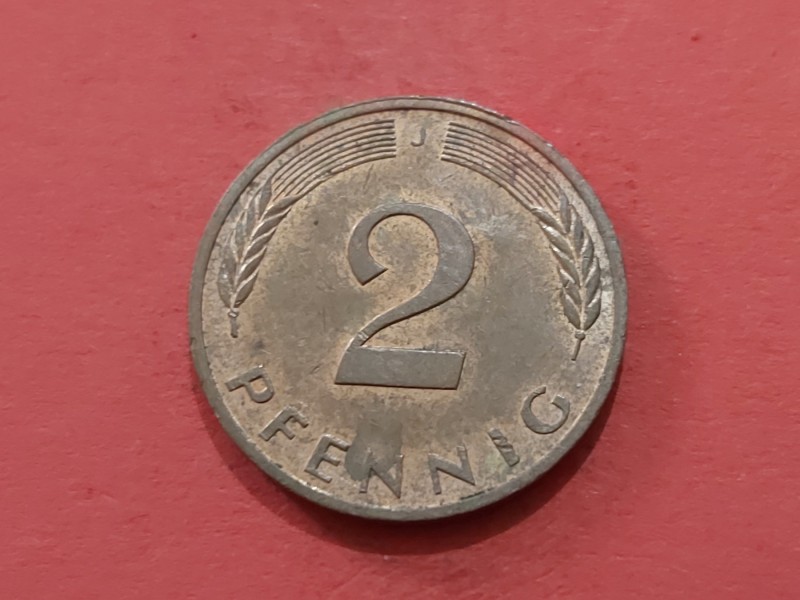 Nemačka - 2 pfennig 1983 god J