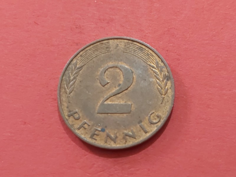 Nemačka - 2 pfennig 1984 god F