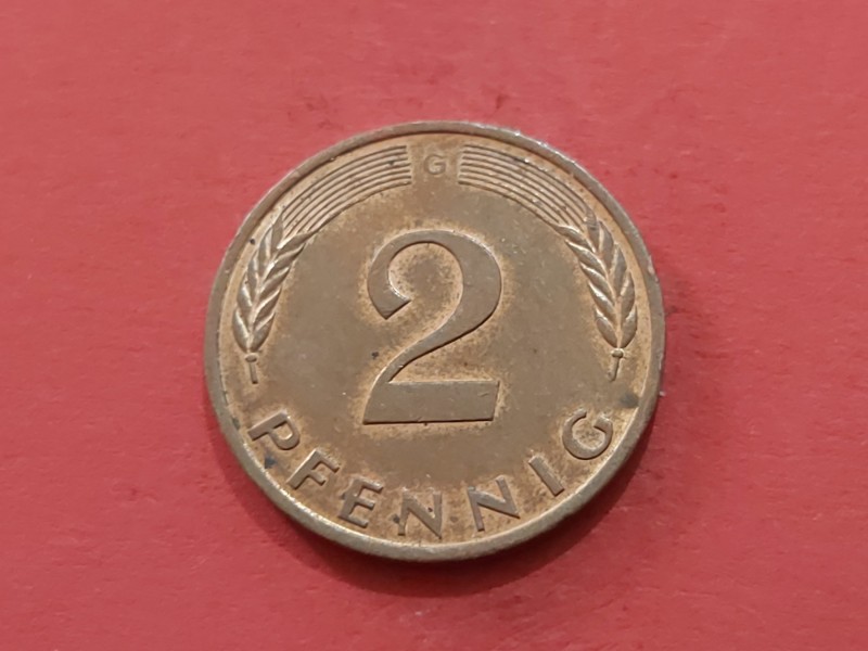 Nemačka - 2 pfennig 1984 god G