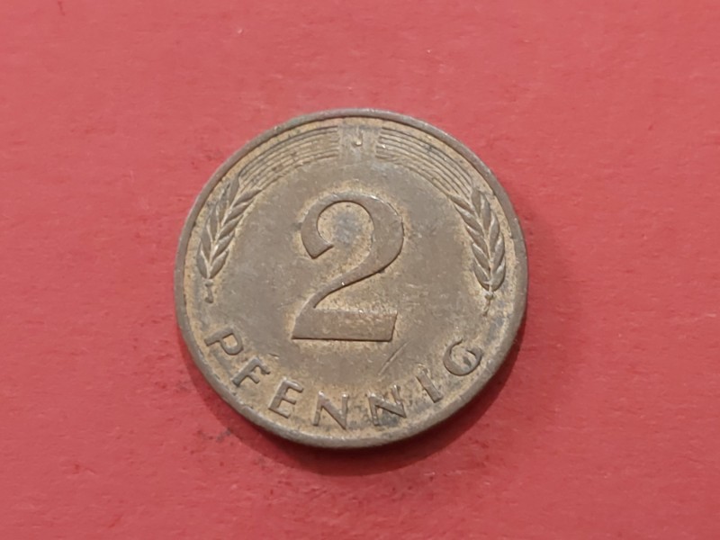 Nemačka - 2 pfennig 1984 god J