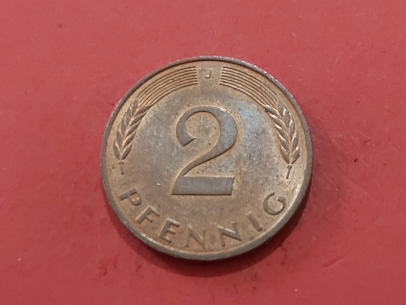 Nemačka - 2 pfennig 1985 god J