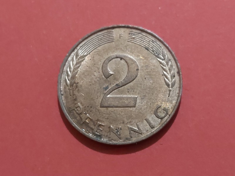 Nemačka - 2 pfennig 1986 god F