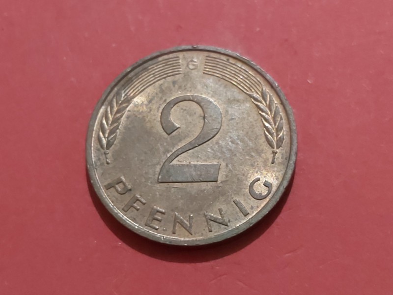 Nemačka - 2 pfennig 1986 god G