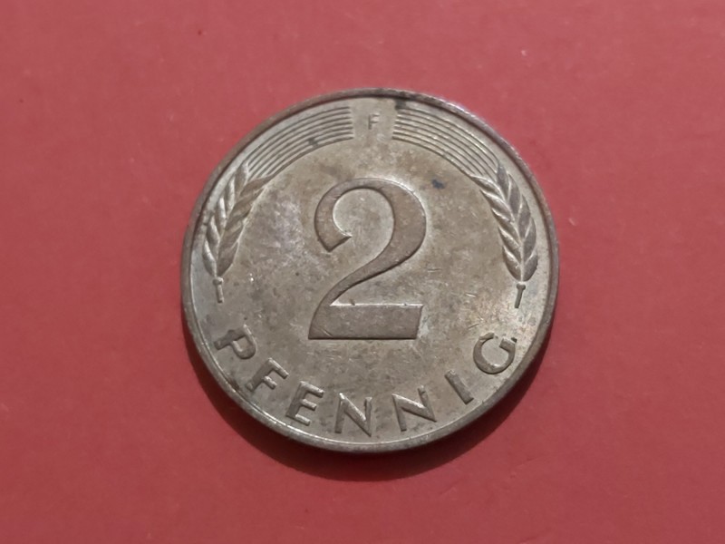 Nemačka - 2 pfennig 1988 god F