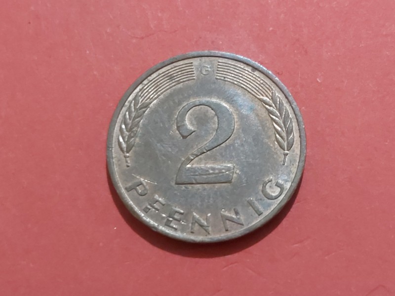 Nemačka - 2 pfennig 1988 god G