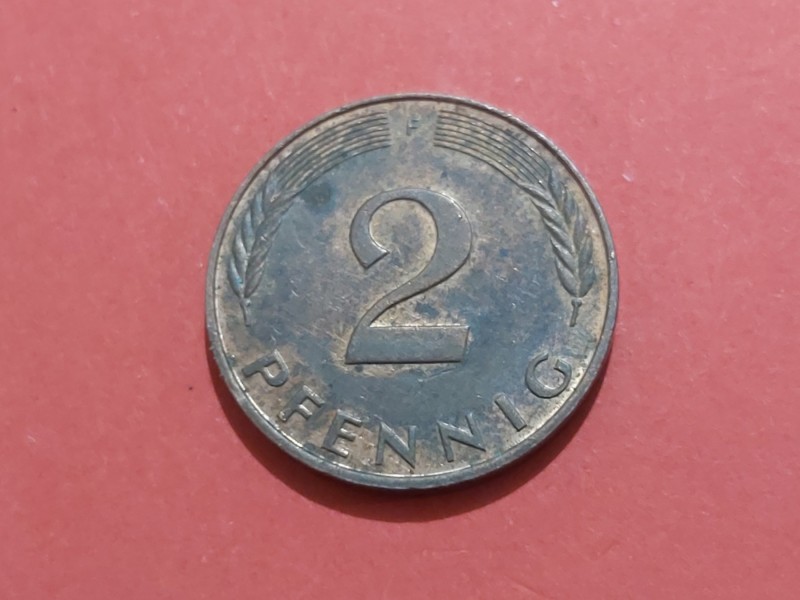 Nemačka - 2 pfennig 1989 god F