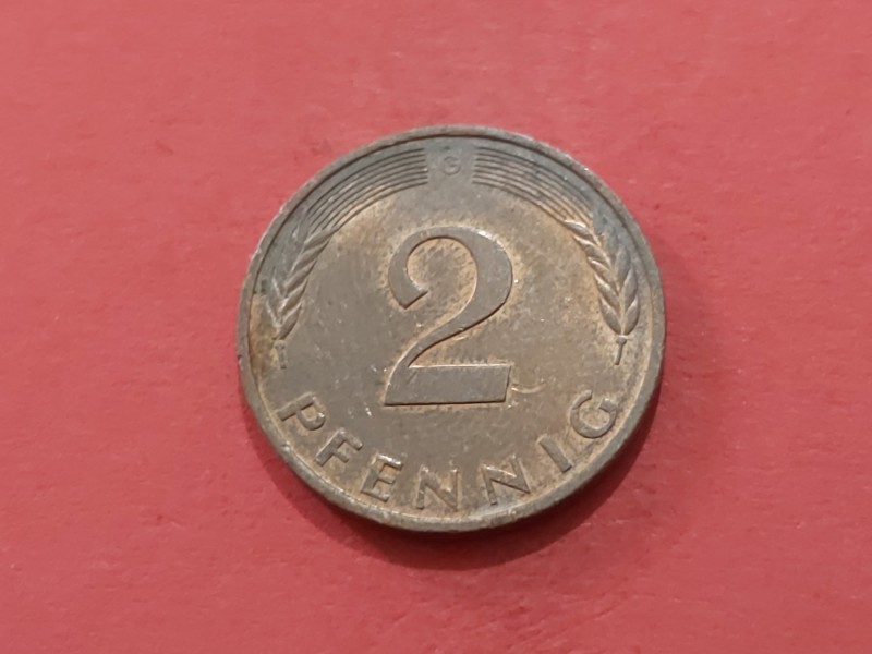 Nemačka - 2 pfennig 1989 god G