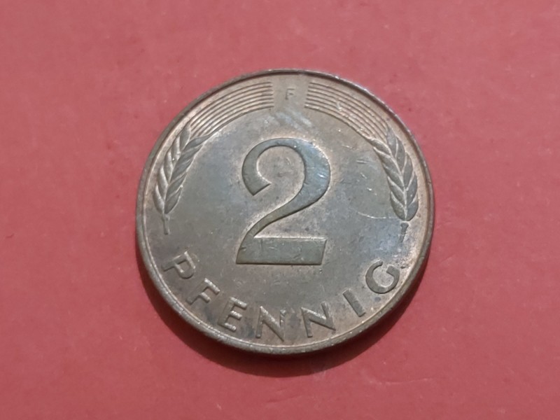 Nemačka - 2 pfennig 1990 god F