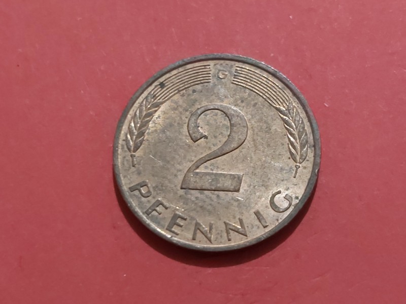 Nemačka - 2 pfennig 1990 god G