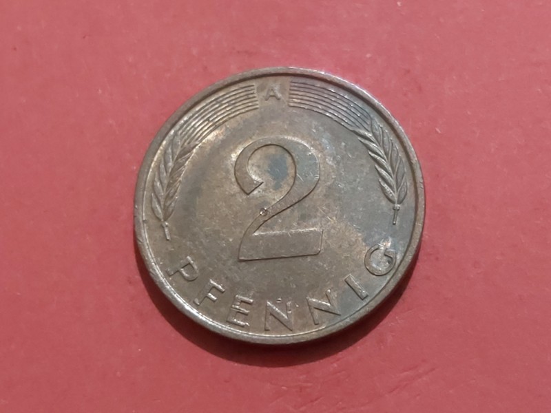 Nemačka - 2 pfennig 1991 god A