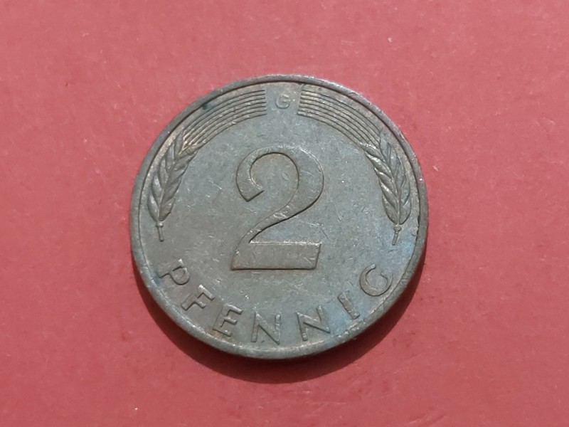 Nemačka - 2 pfennig 1991 god G