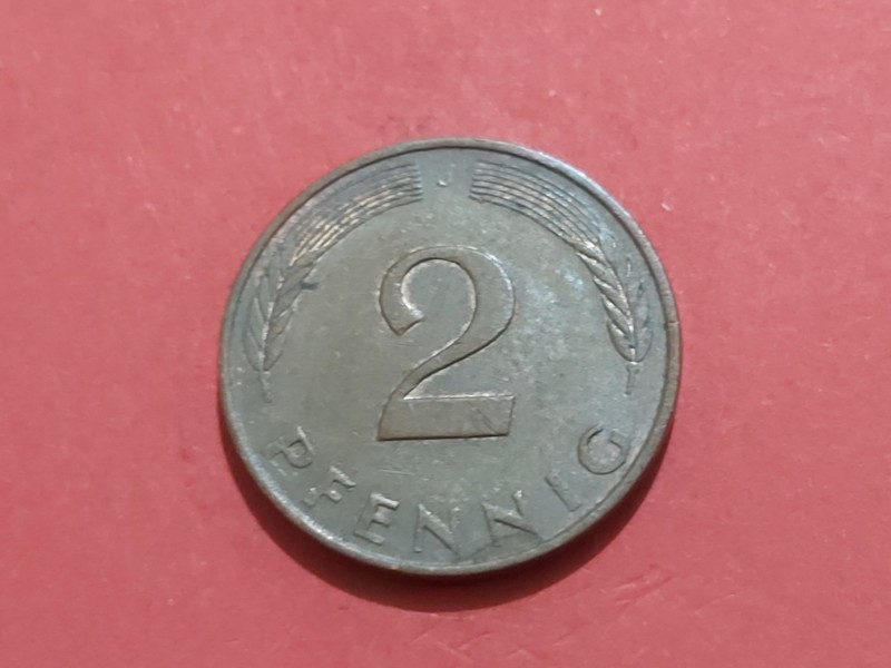 Nemačka - 2 pfennig 1991 god J