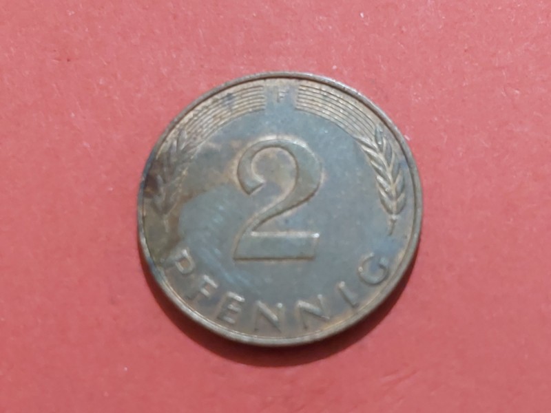 Nemačka - 2 pfennig 1992 god F